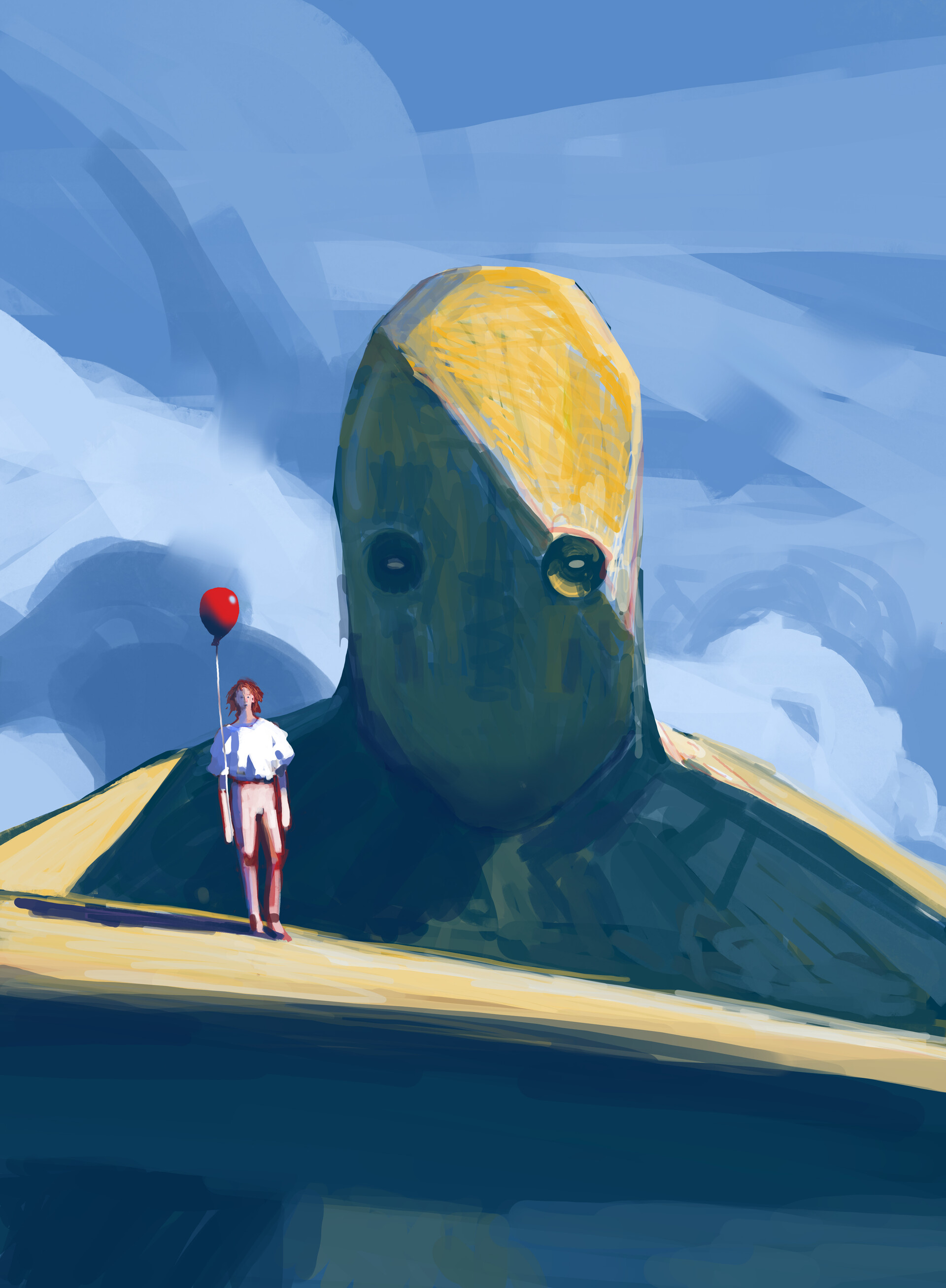 ArtStation - Girl with Giant