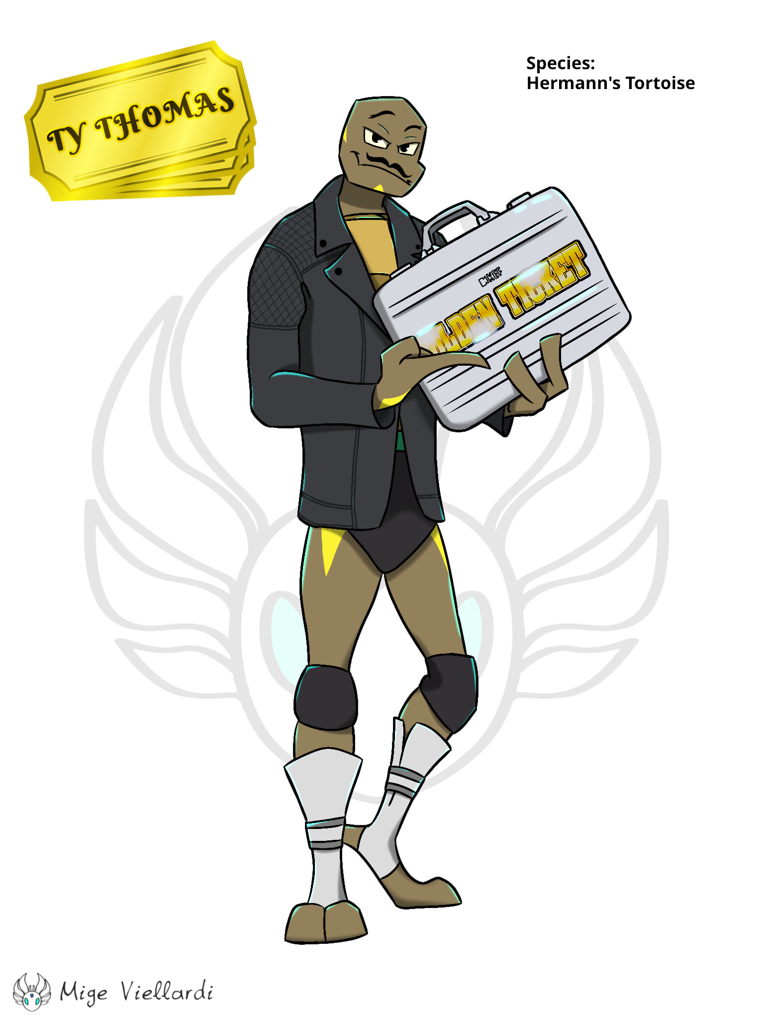 Mige Viellardi - Commission from UWA Elite Wrestling Company