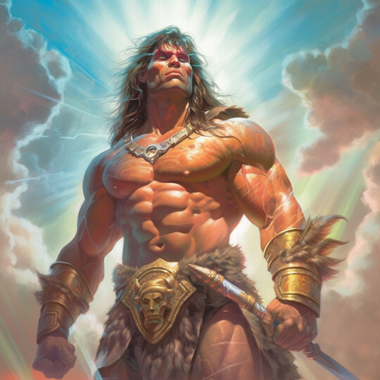 ArtStation - barbarian savior of the world, handsome face