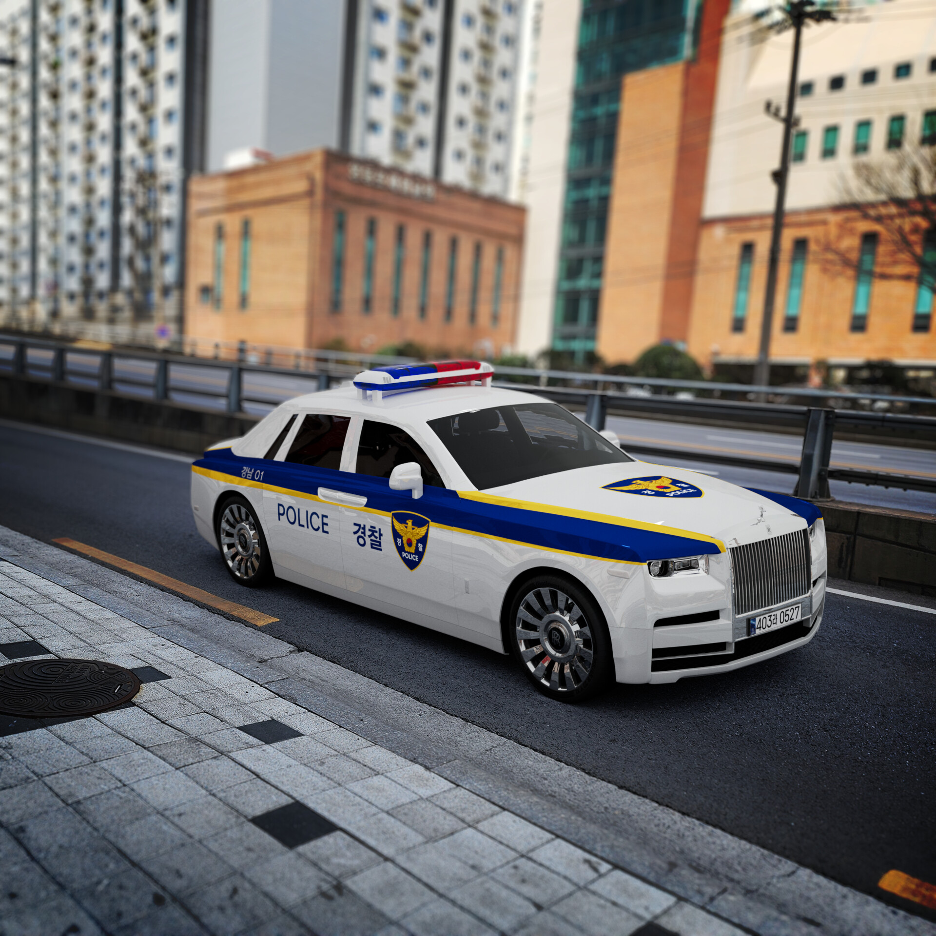 Kim Kel - Rolls Royce phantom Korean edition