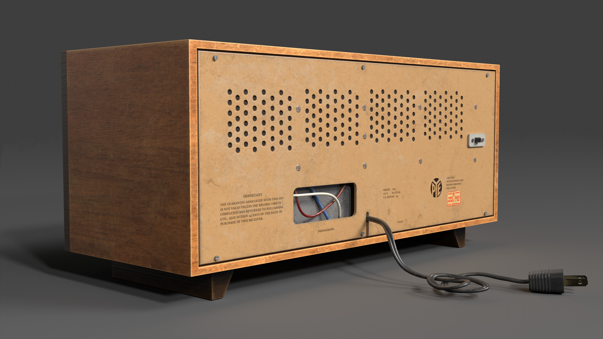 Jacob Jones - WW2 PYE Phonograph Radio