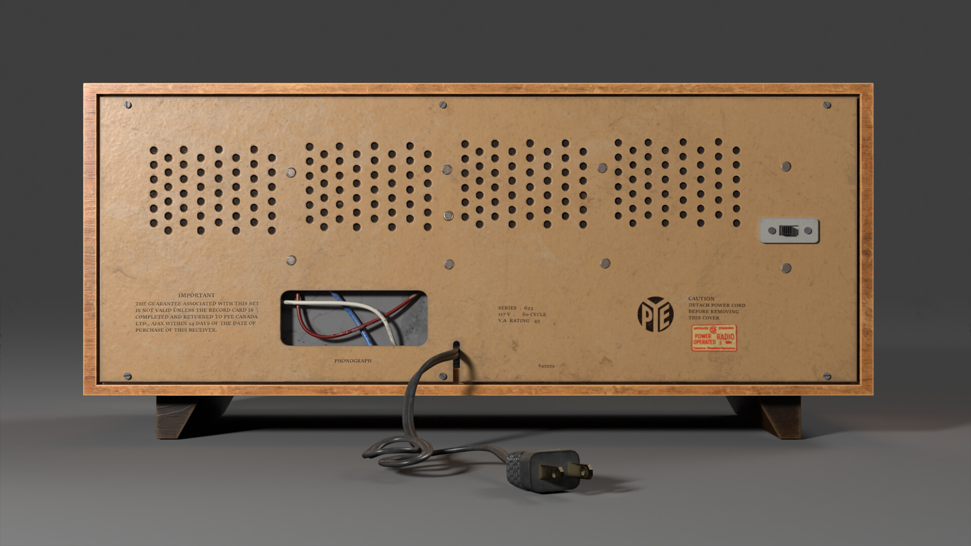 Jacob Jones - WW2 PYE Phonograph Radio