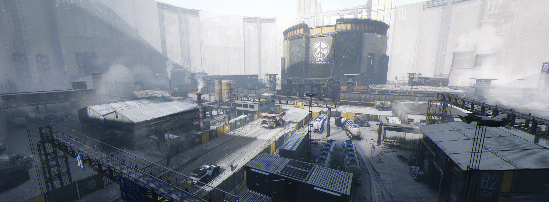 ArtStation - Ice Fields Military Base