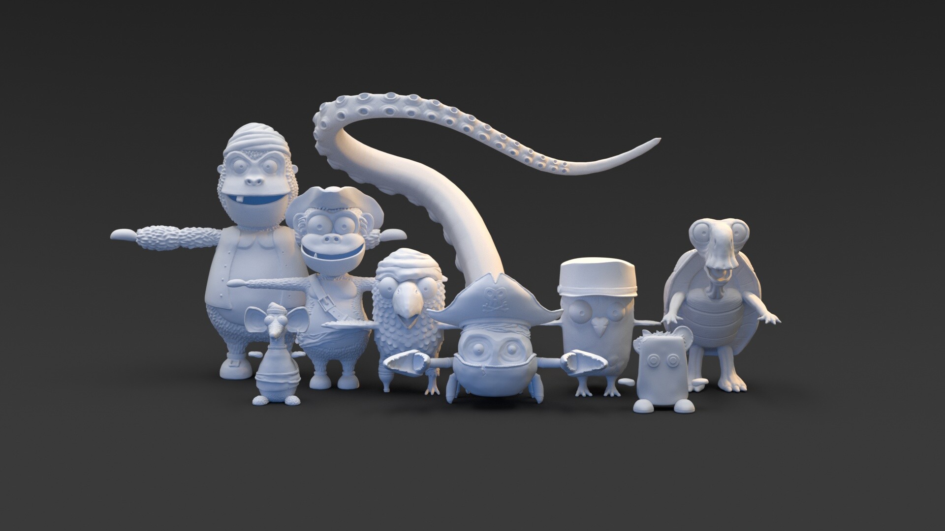 ArtStation - WIP game characters