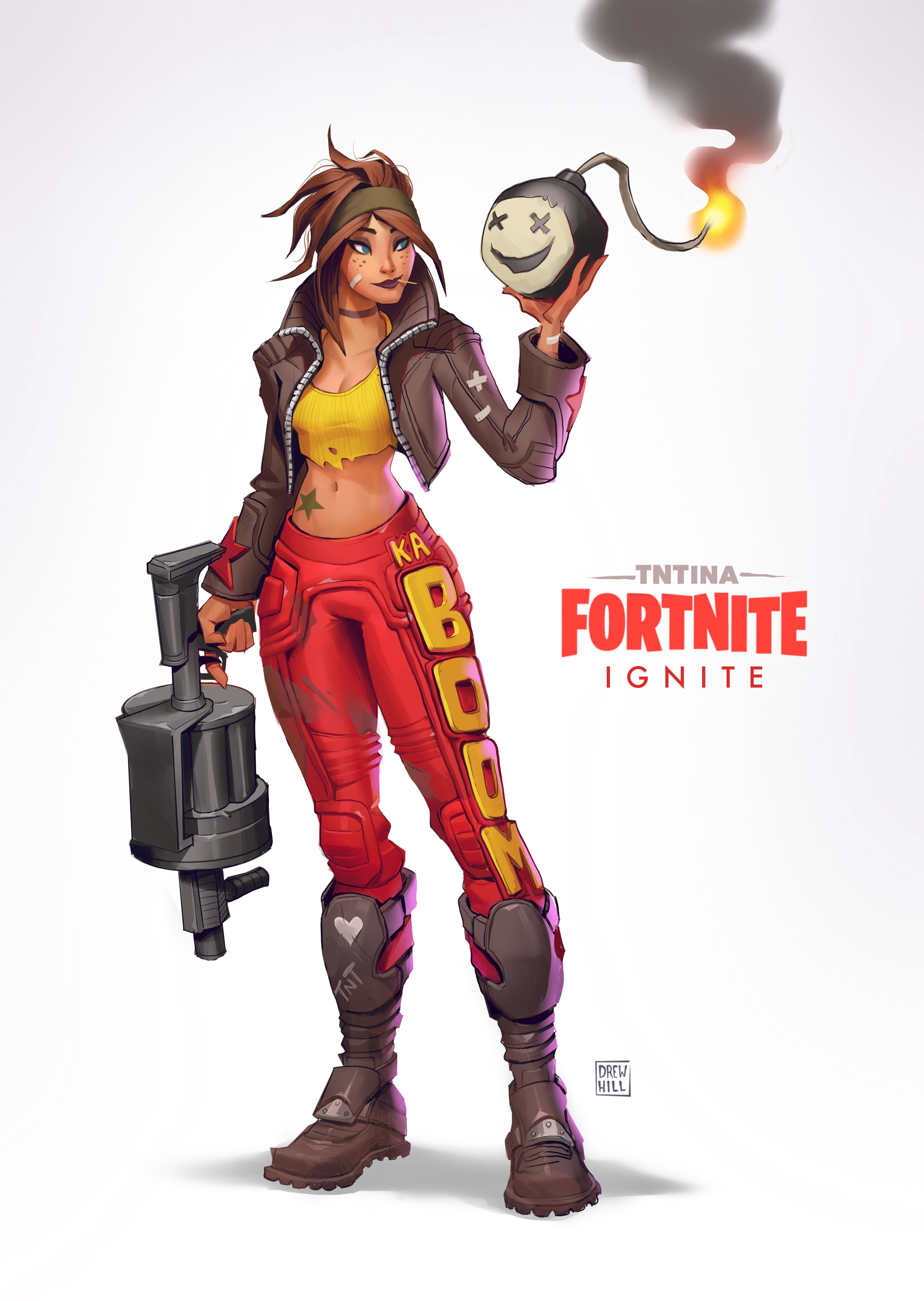 Drew Hill - TNTina Ignite reskin