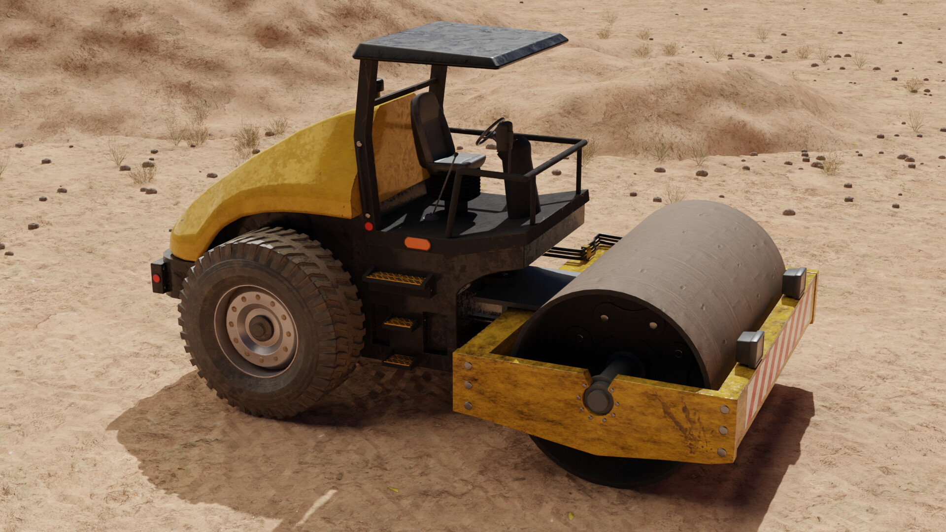 ArtStation - HSE Roller Construction vehicle