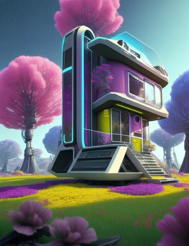 ArtStation - Futuristic house