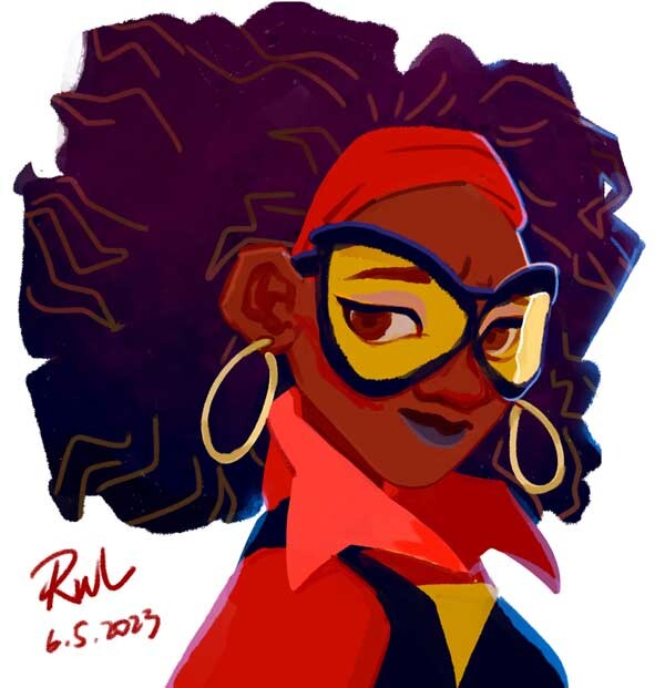 ArtStation - Drew Jessica Drew(Spider Woman) from Spiderman Across the ...