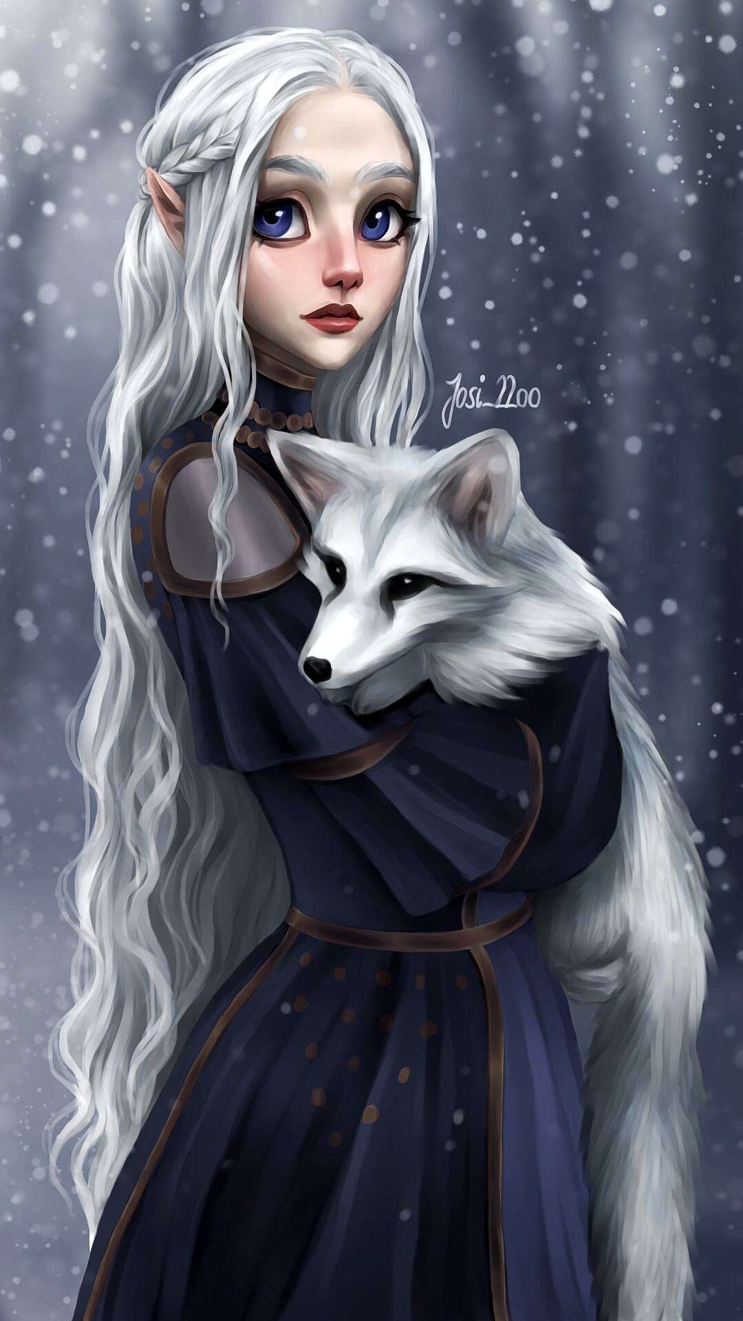 ArtStation - Lady And The Fox