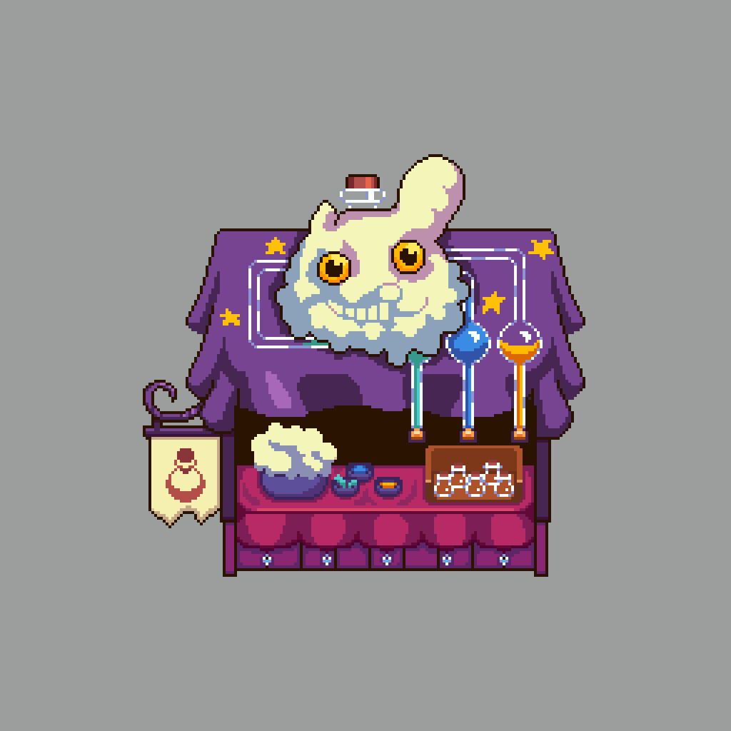 ArtStation - Top-down Potion Stall