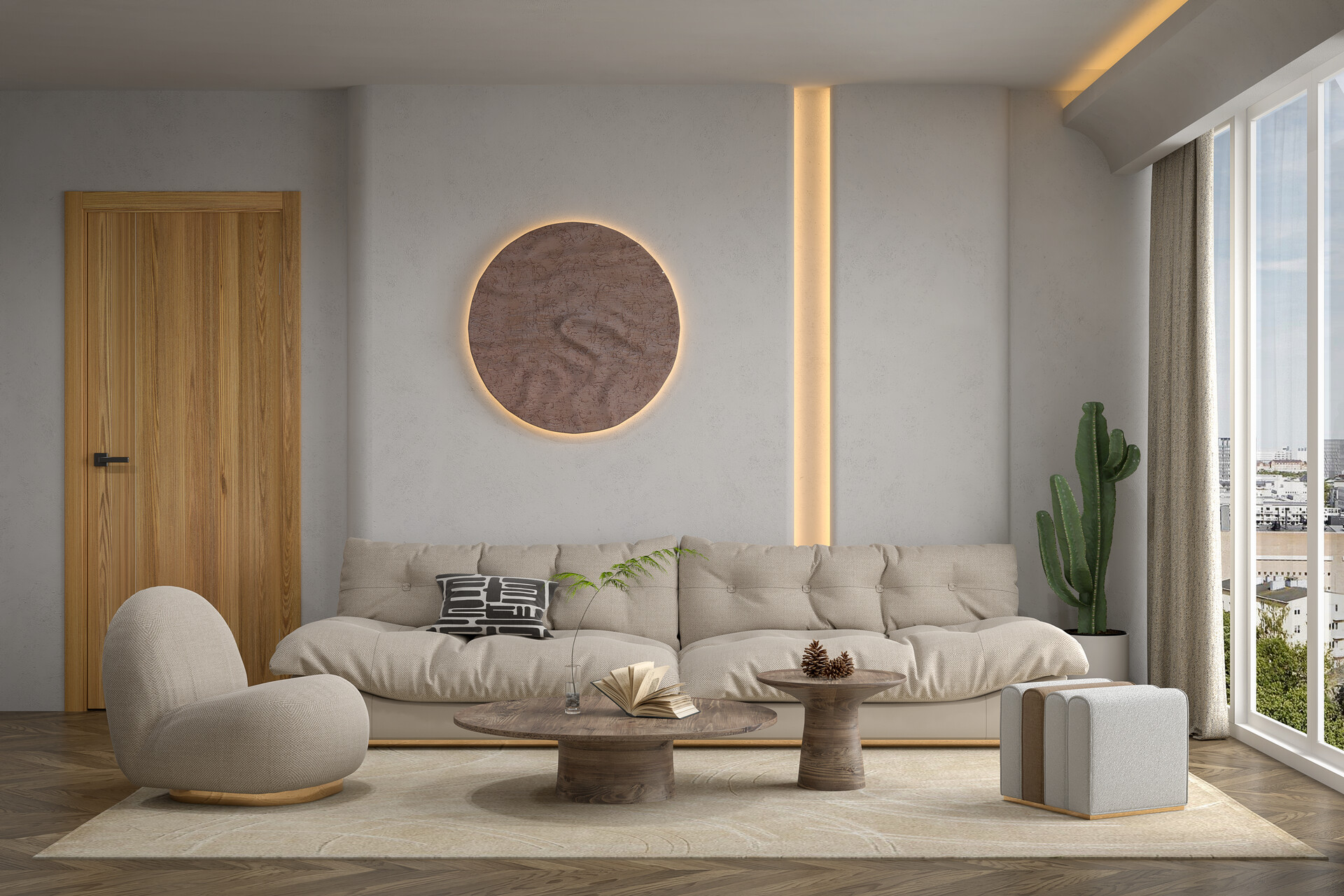 ArtStation - Wabi Sabi Living room
