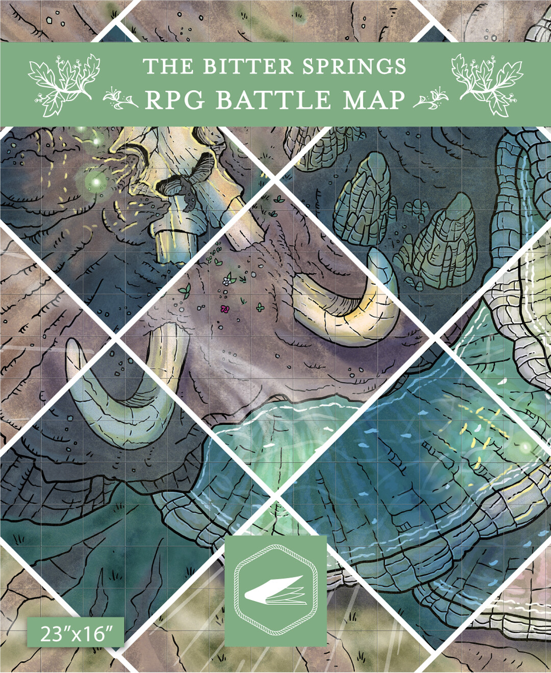 ArtStation - The Bitter Springs - Battlemap Design