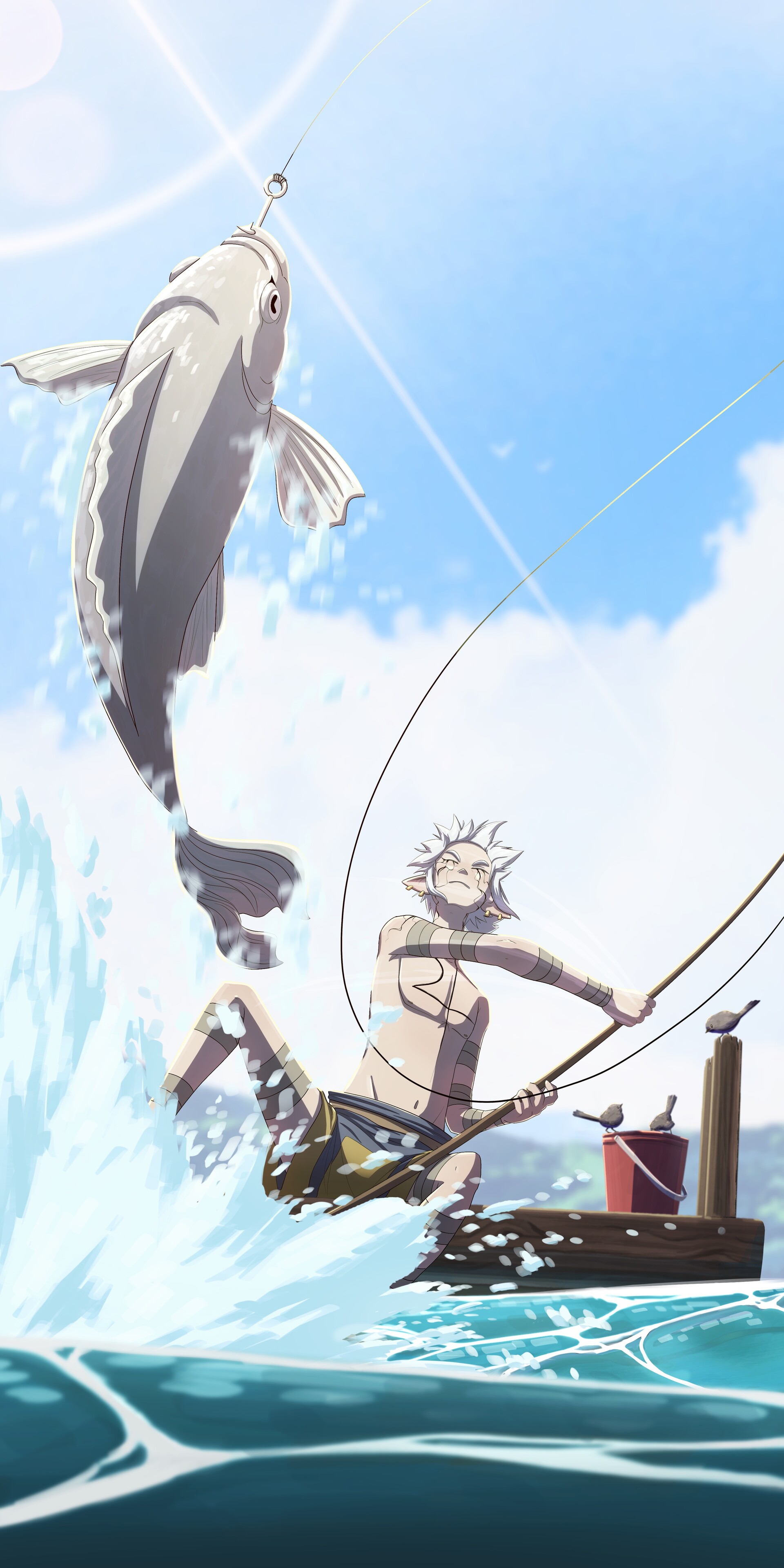 ArtStation - Dias fishing 🏻