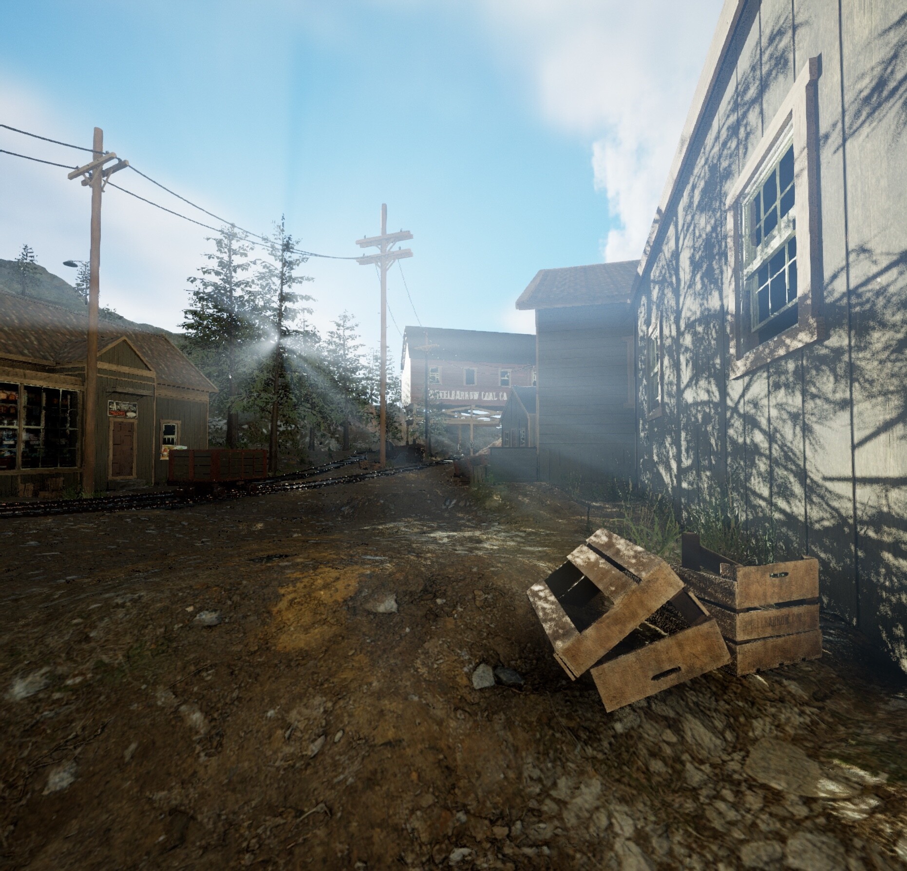 ArtStation - 1900s Wheelbarrow Coal Town