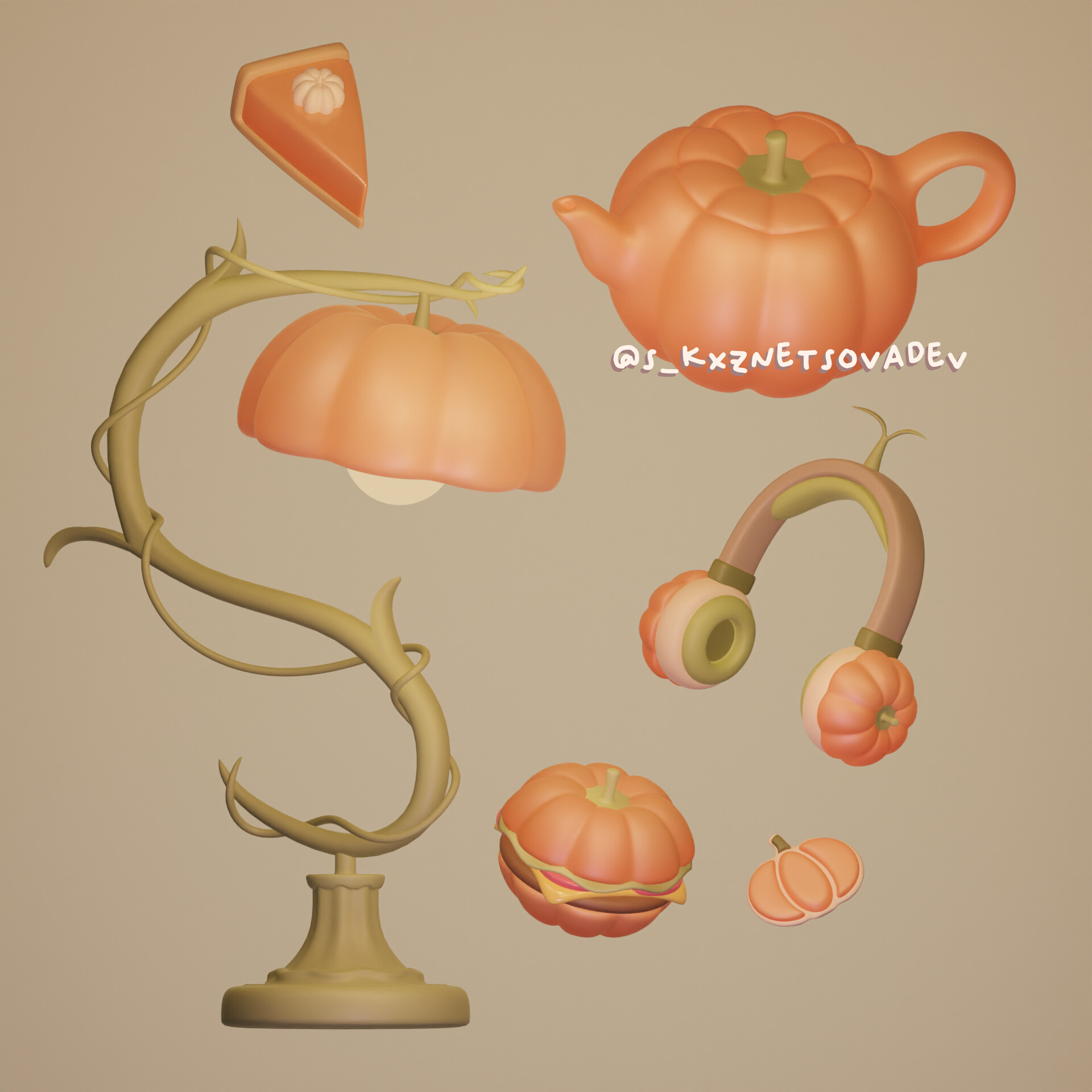 ArtStation - Pumpkin things