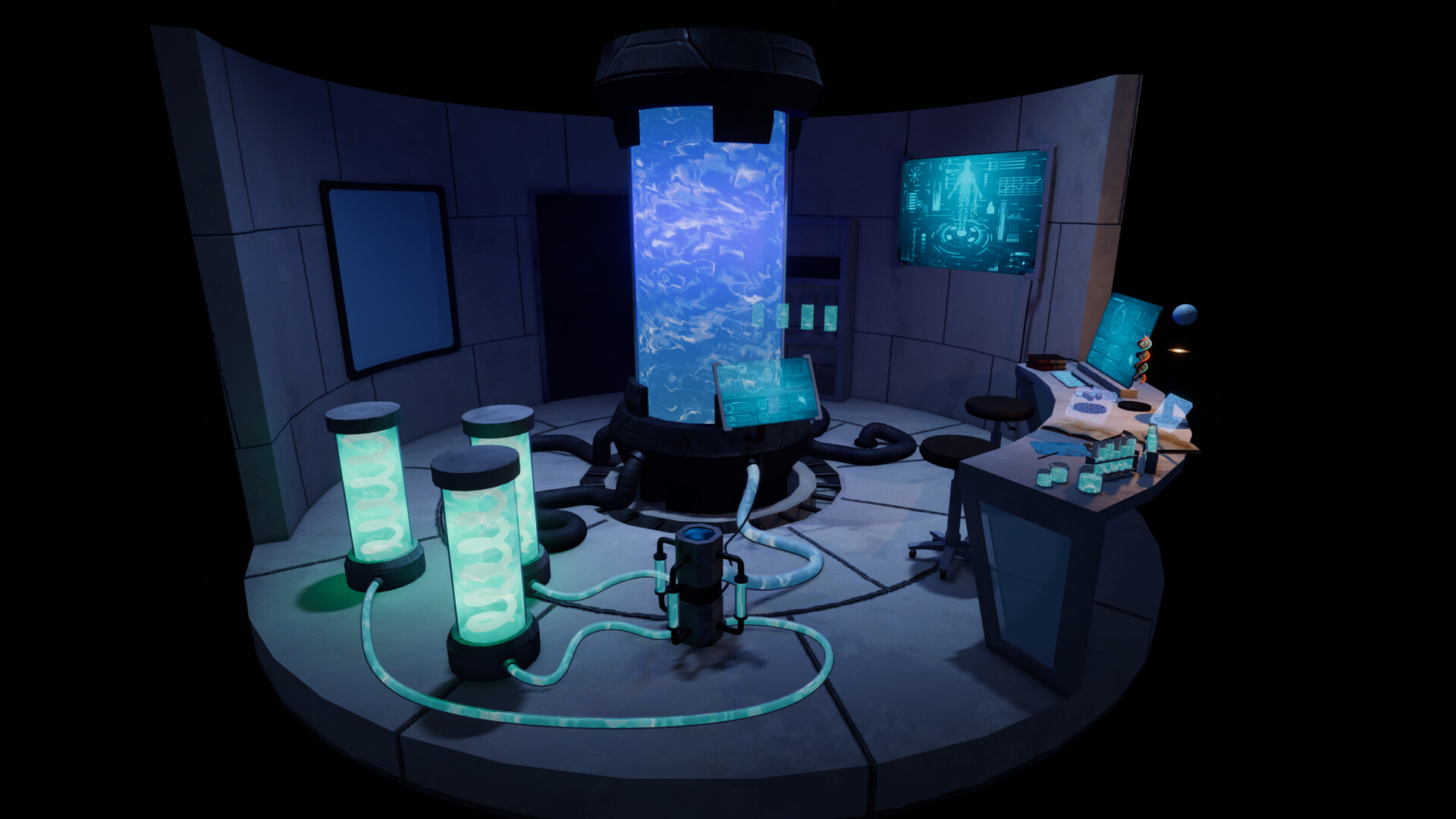 ArtStation - Empty Laboratory