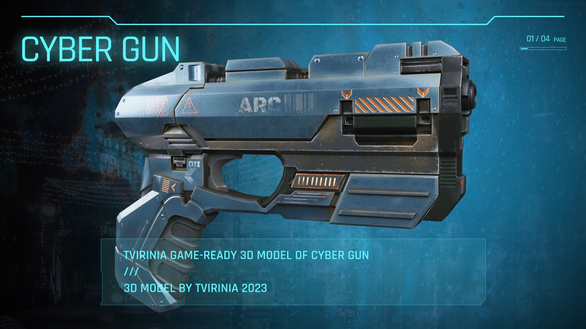 ArtStation - Electric gun