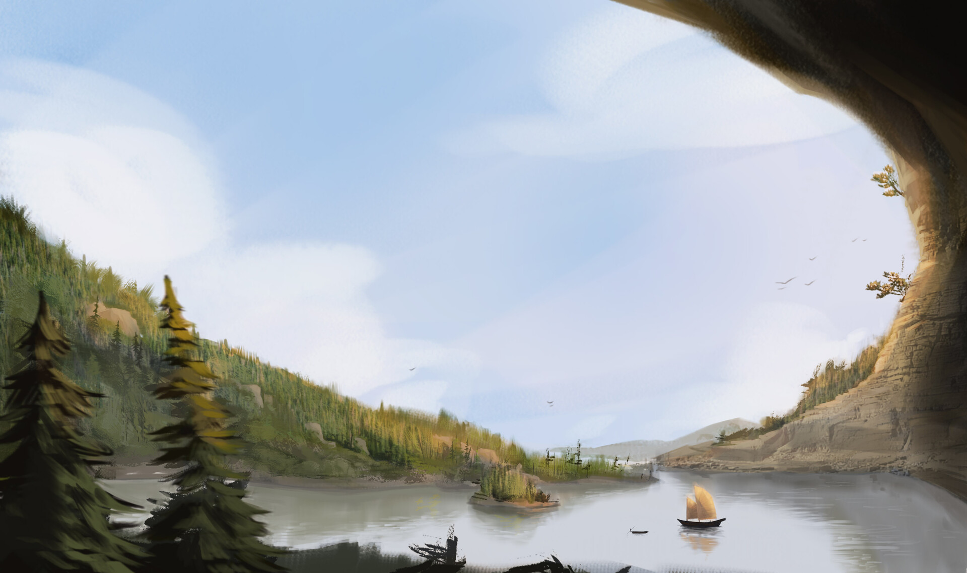 ArtStation - Landscape - a