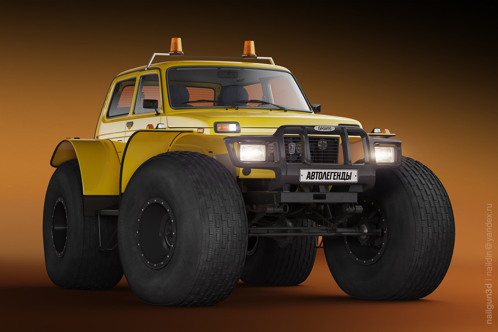 Nailgun3d _ Nail Khusnutdinov - VTS-192200 Lada Bronto Marsh-1 (VAZ-2121 Niva)