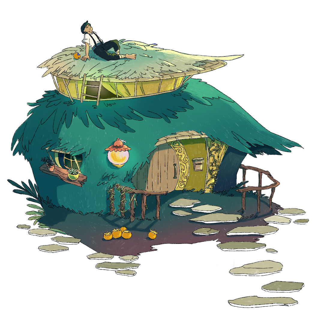 ArtStation - Illustration - Hut
