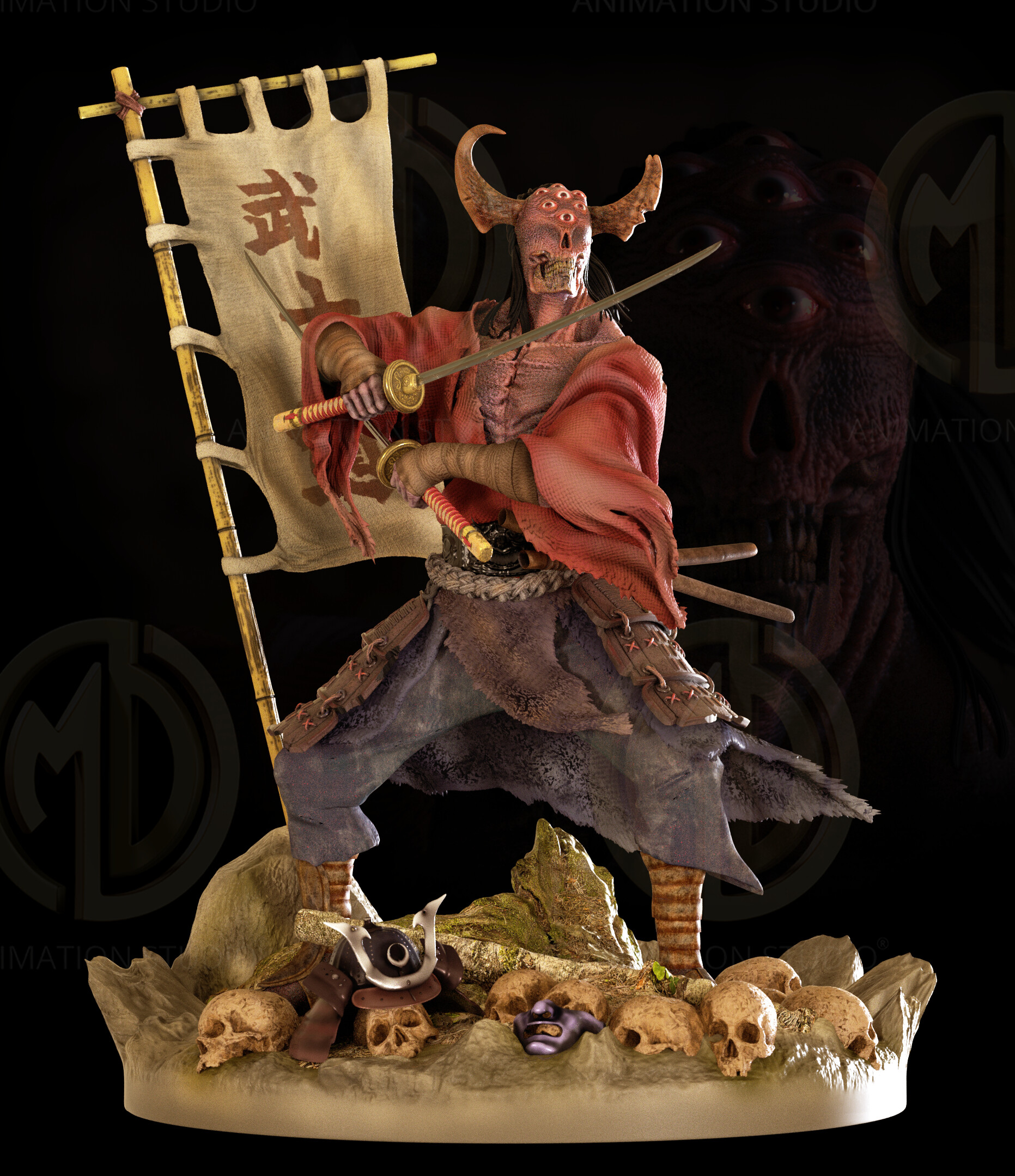 ArtStation - Samurai Curse