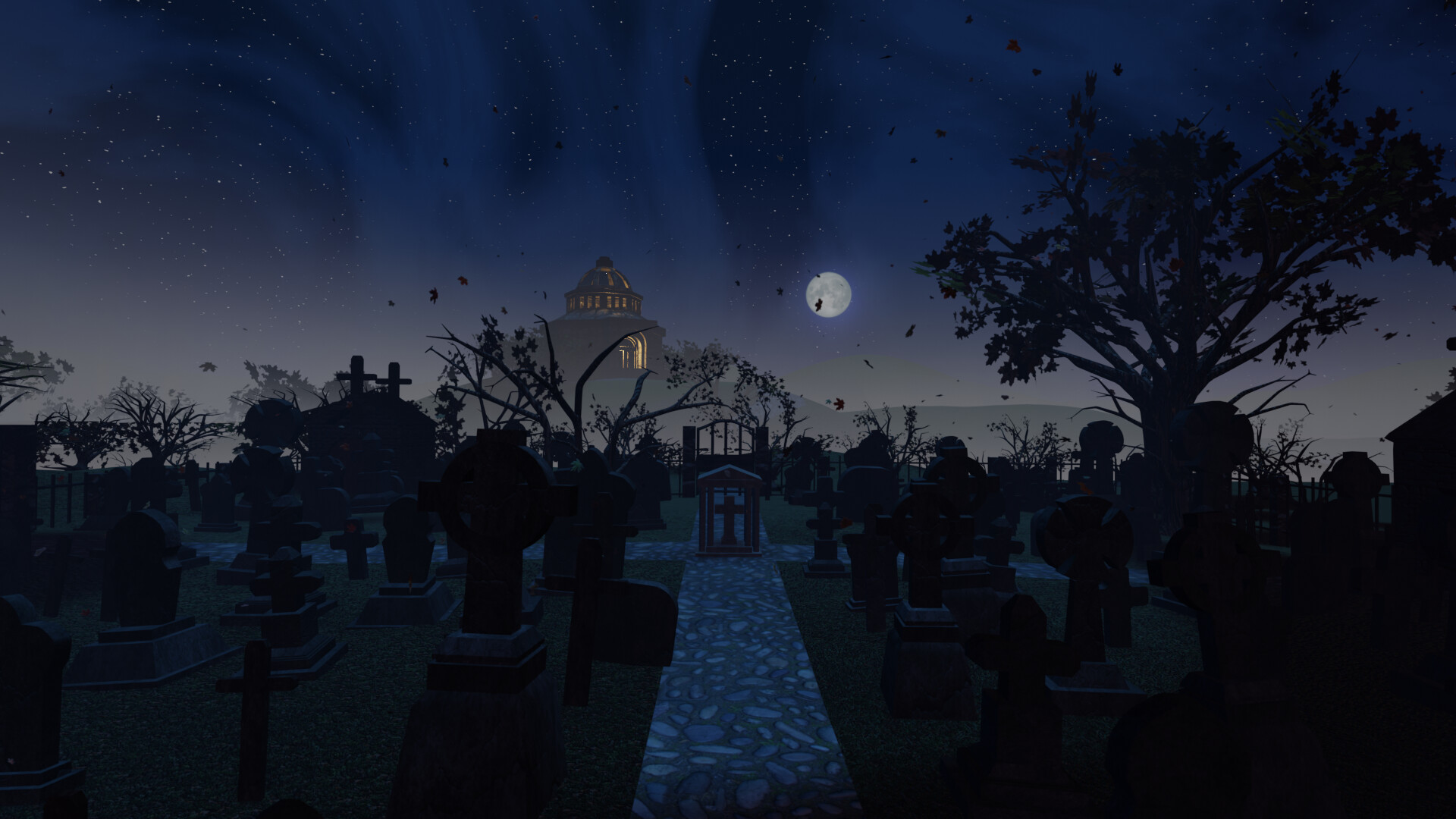 ArtStation - Graveyard Environment Design