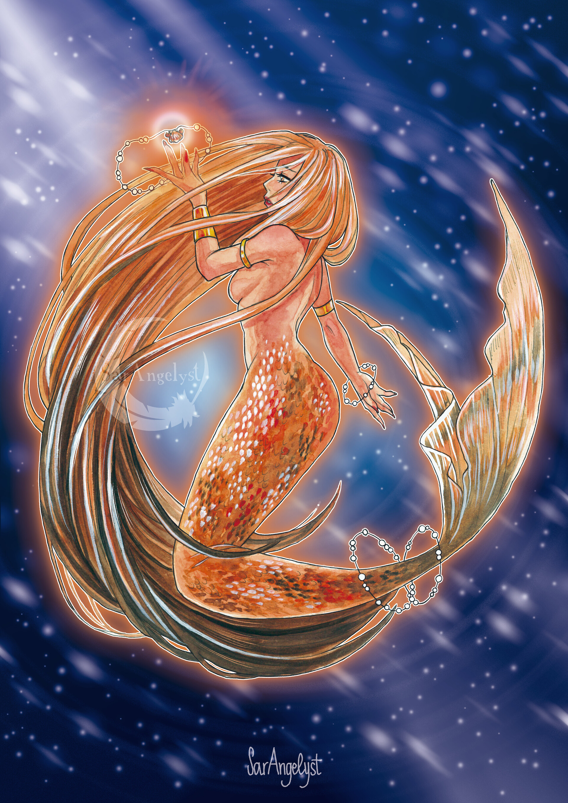 ArtStation - MerMay 2021 - Day 2. Sara Mermaid