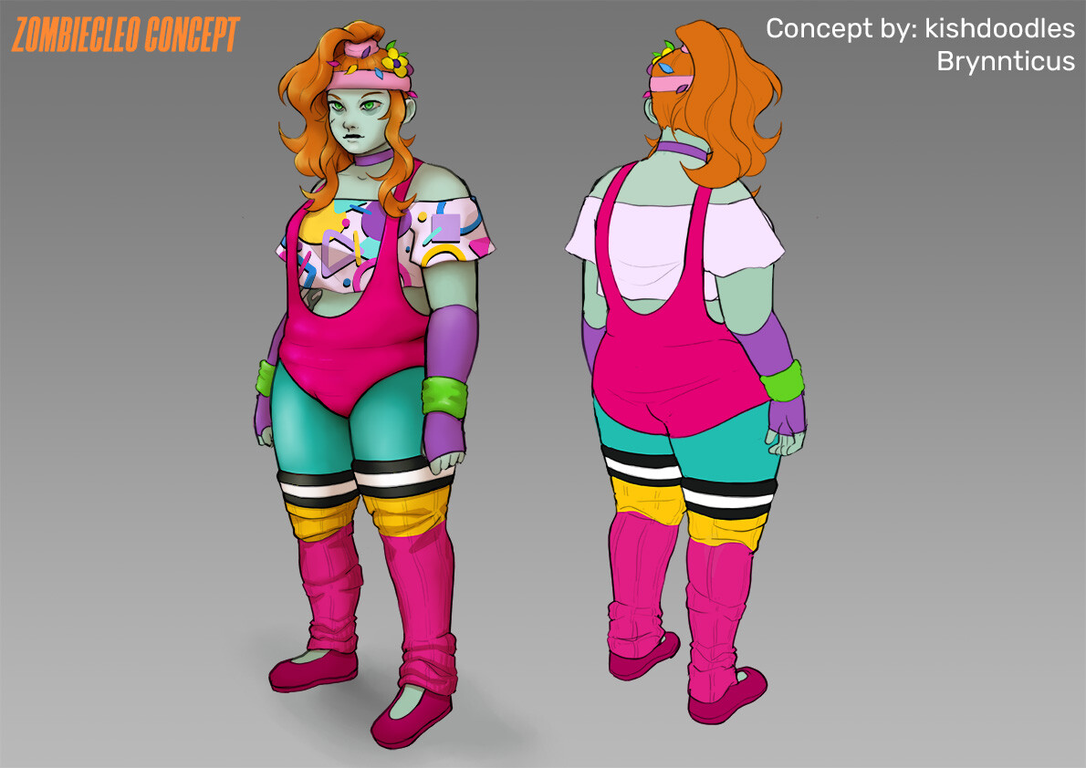 Samantha Loh Zombiecleo Concept Art