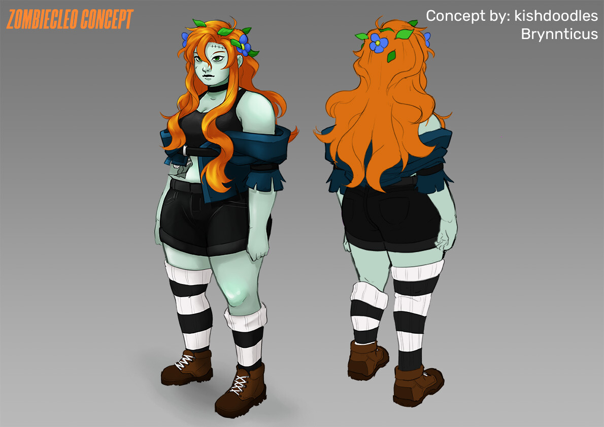 Samantha Loh - ZombieCleo Concept Art