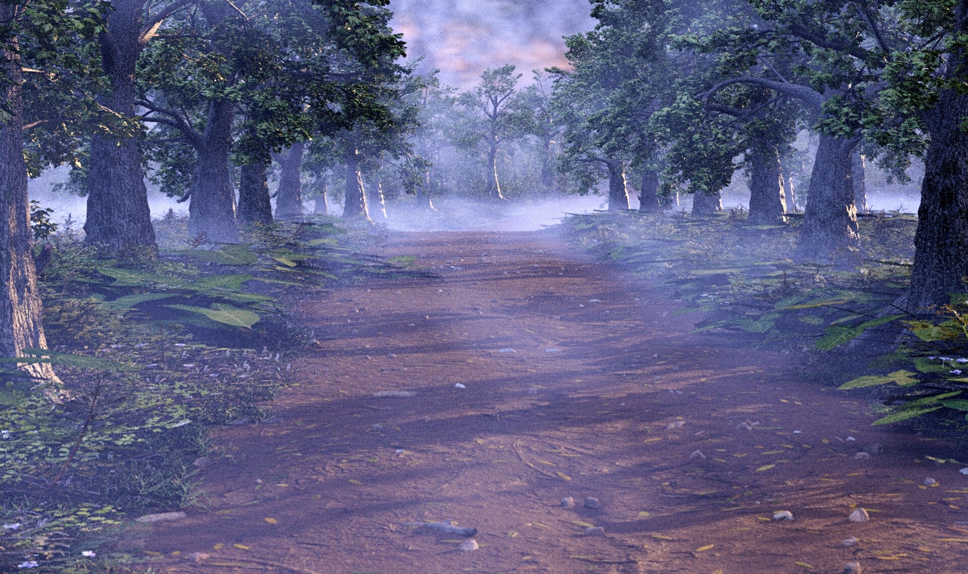 ArtStation - Forest Path - Made in Blender, Rendered in Cycles and Eevee