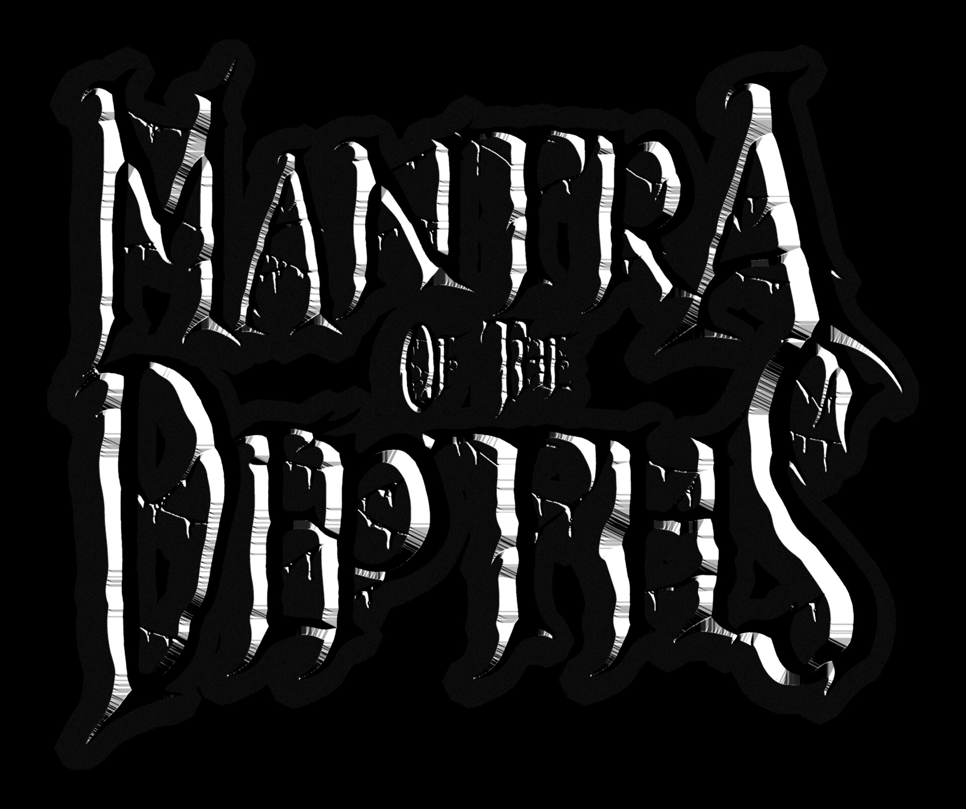 ArtStation - Mantra Of The Depths - Black/Doom Metal Logo