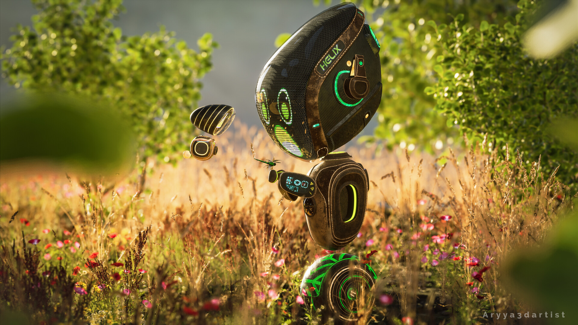 ArtStation - HELIX & ALICE - ADOBE SUBSTANCE 3D CHALLANGE