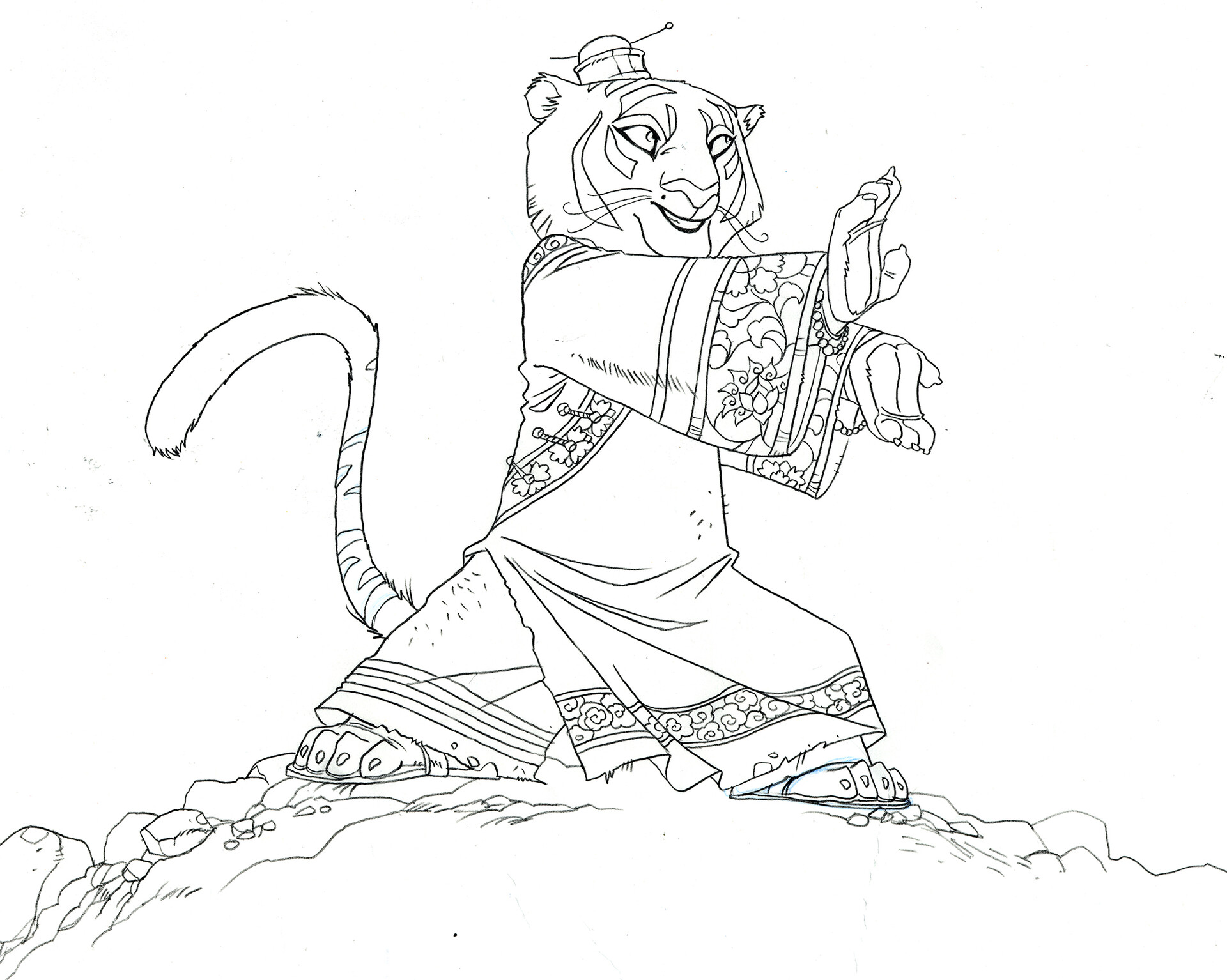 tai lung coloring pages