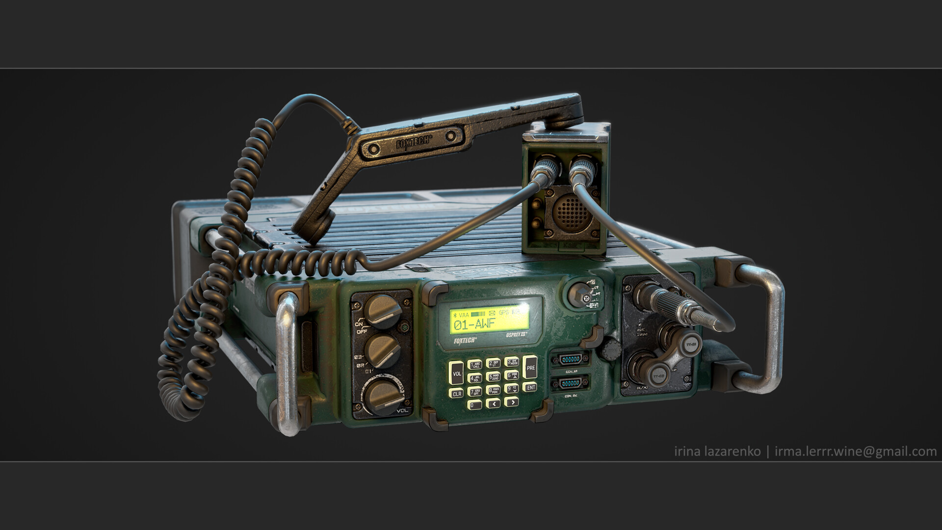 ArtStation - Military Radio (Study Work)