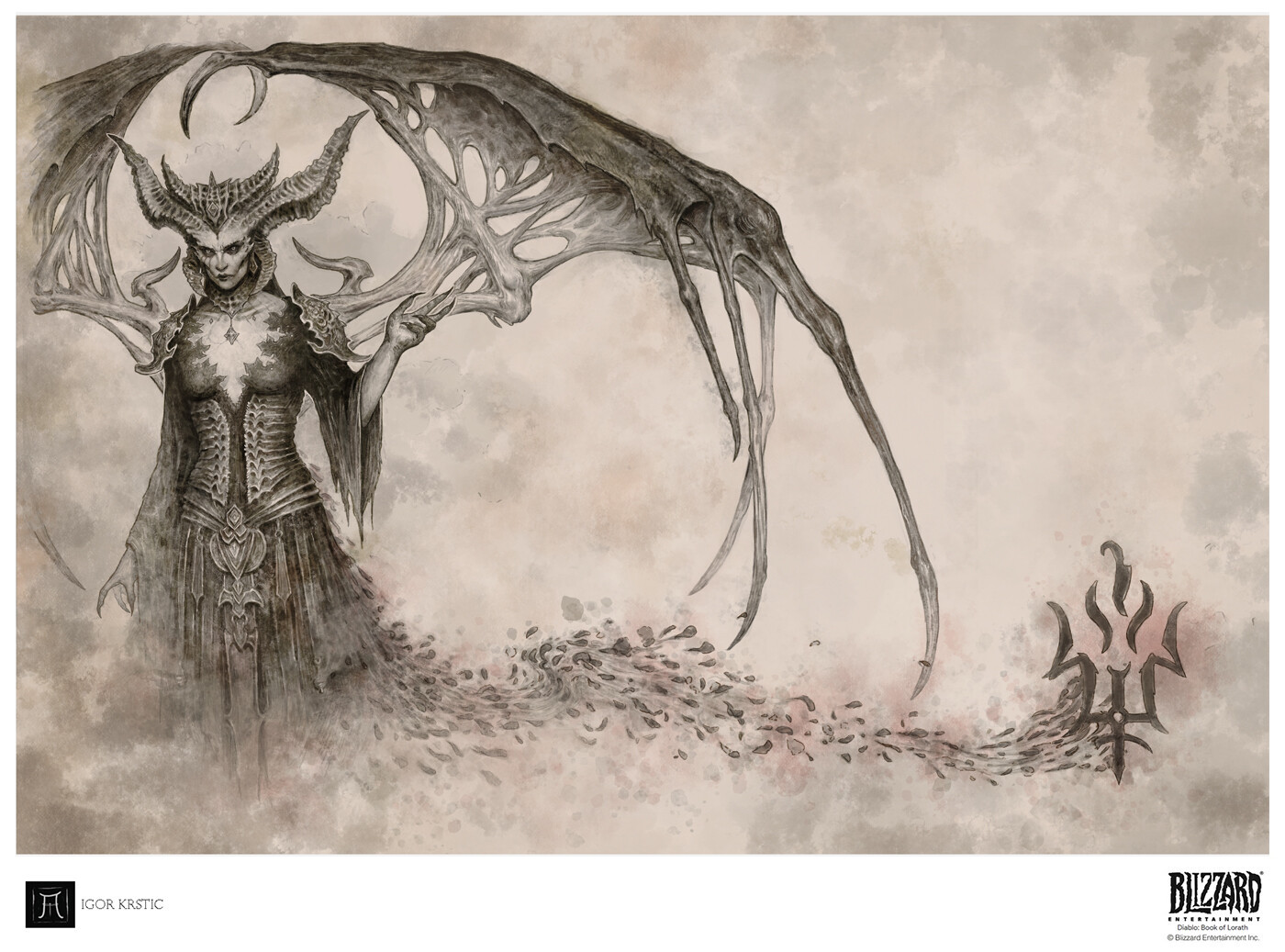 ArtStation - Lilith Blood Petals