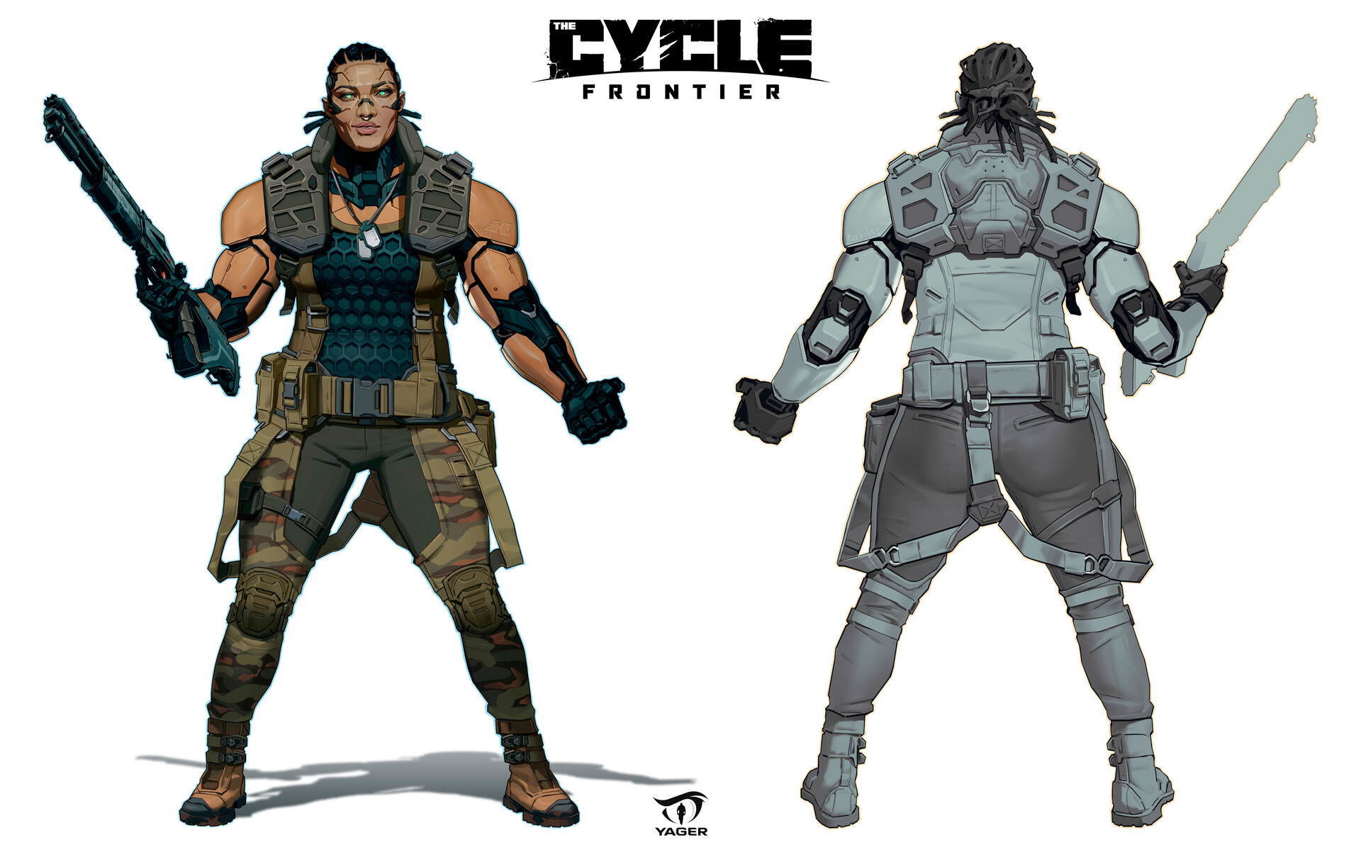 Yuriy Mazurkin - The Cycle Frontier character concepts 5
