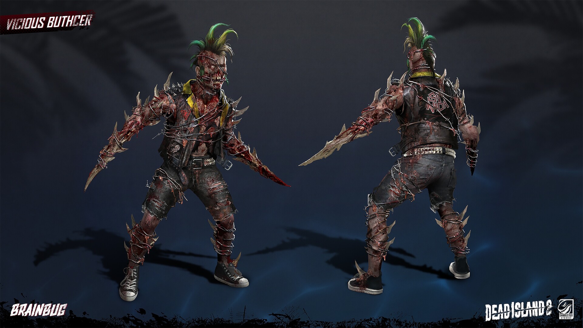 Brainbug Design - Dead Island 2 - Enemy Concepts