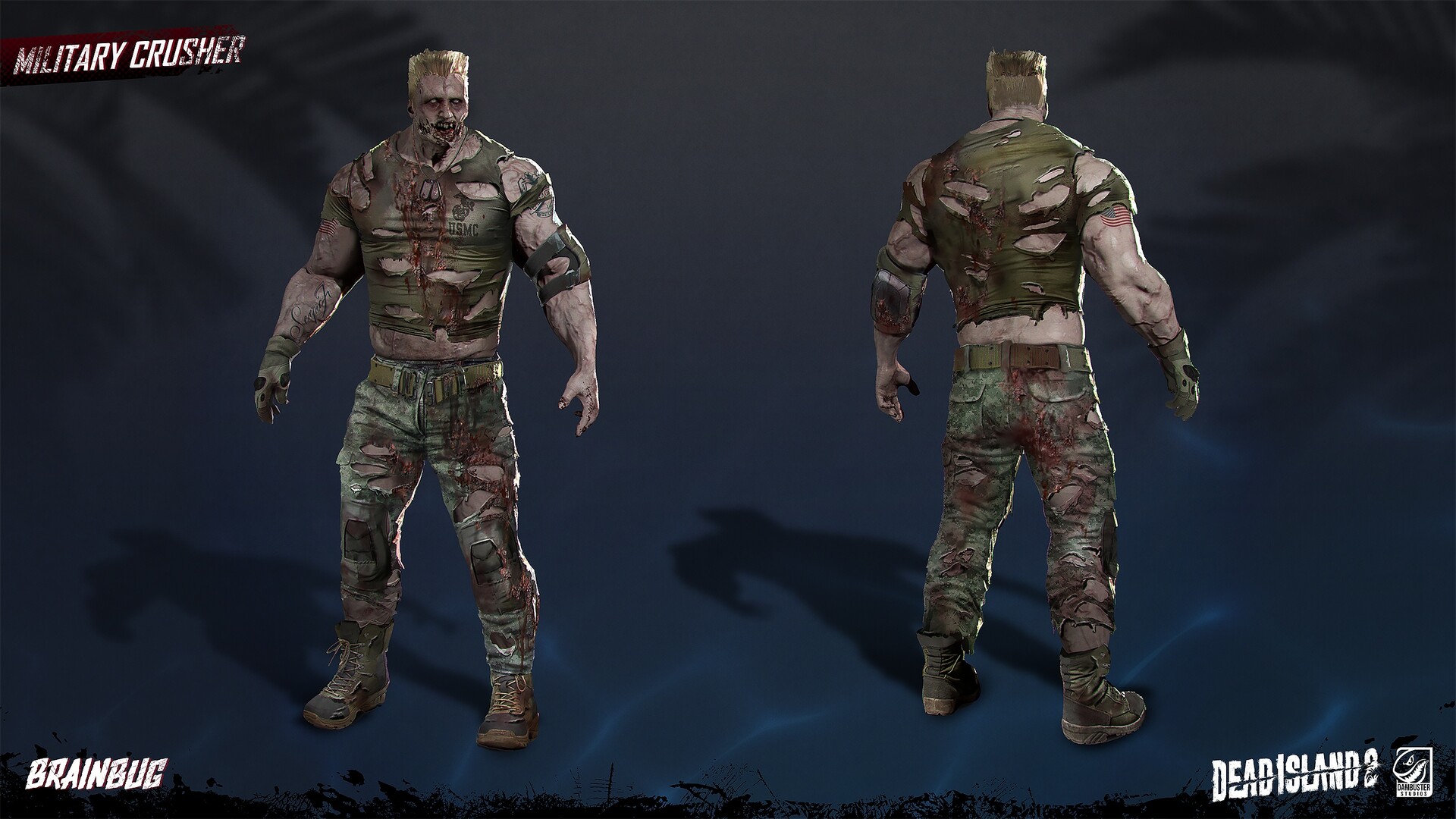 Brainbug Design - Dead Island 2 - Enemy Concepts