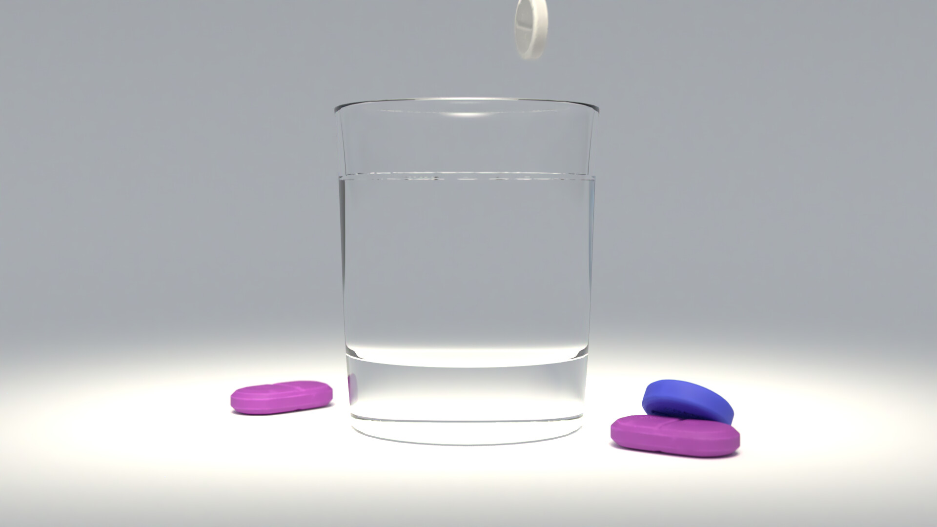 Ashley Mellor - Effervescent tablet in glass