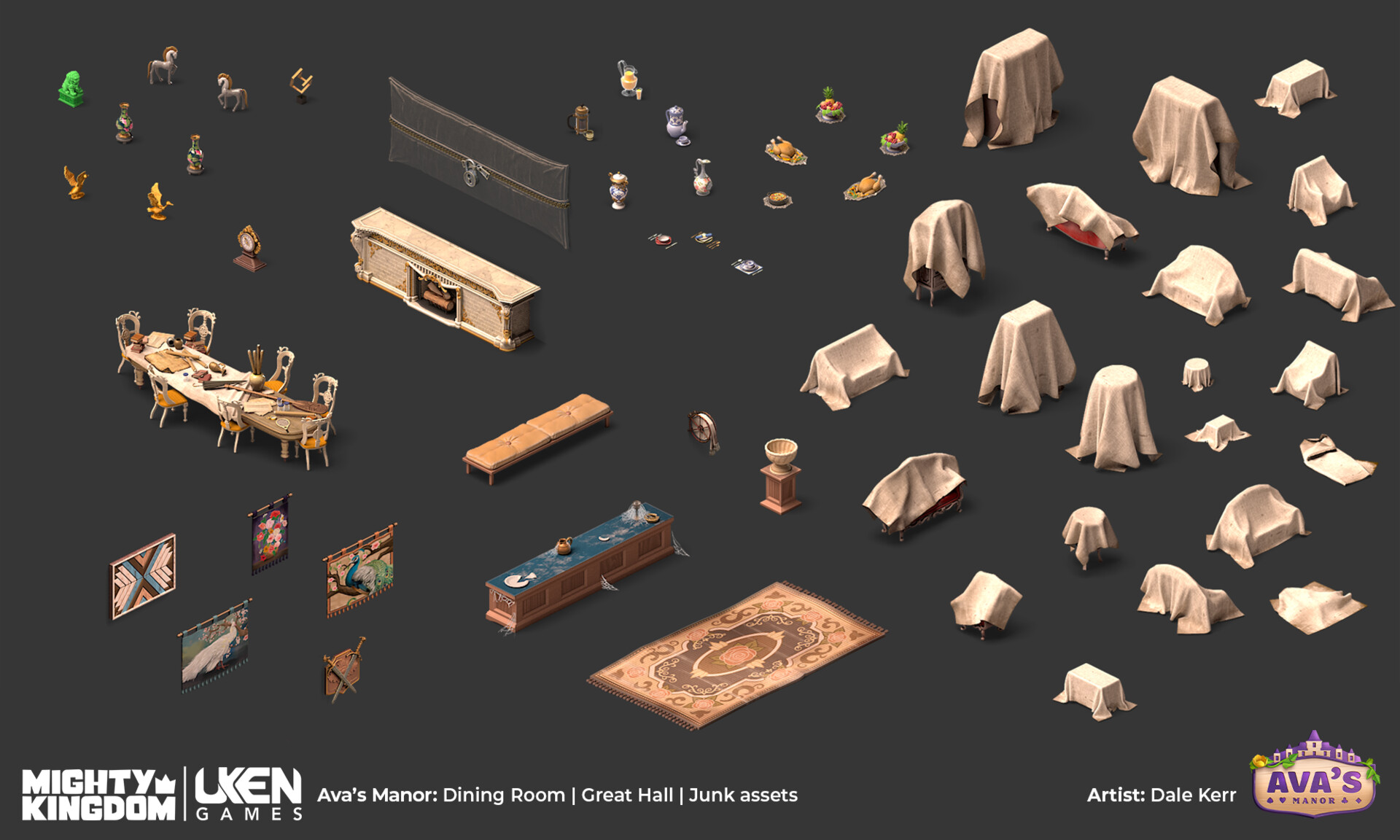 Dale Kerr - Ava's Manor: A Solitaire Story - Environment