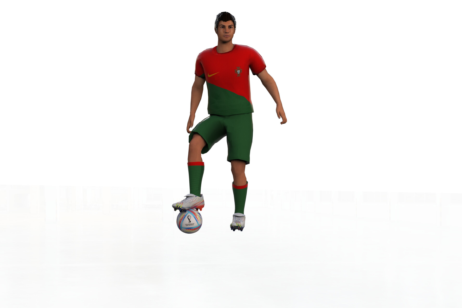 ArtStation - Cristiano Ronaldo 3D Character