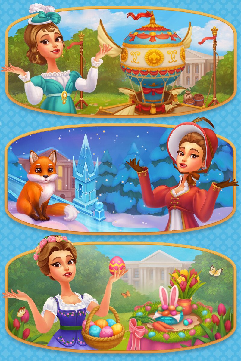 ArtStation - Storyngton Hall Season Art 02