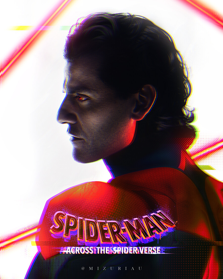 ArtStation - Oscar Isaac as Spider-Man 2099