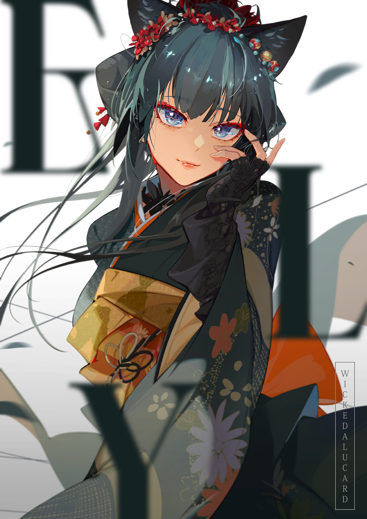 ArtStation - Furisode x Kemomimi Ely
