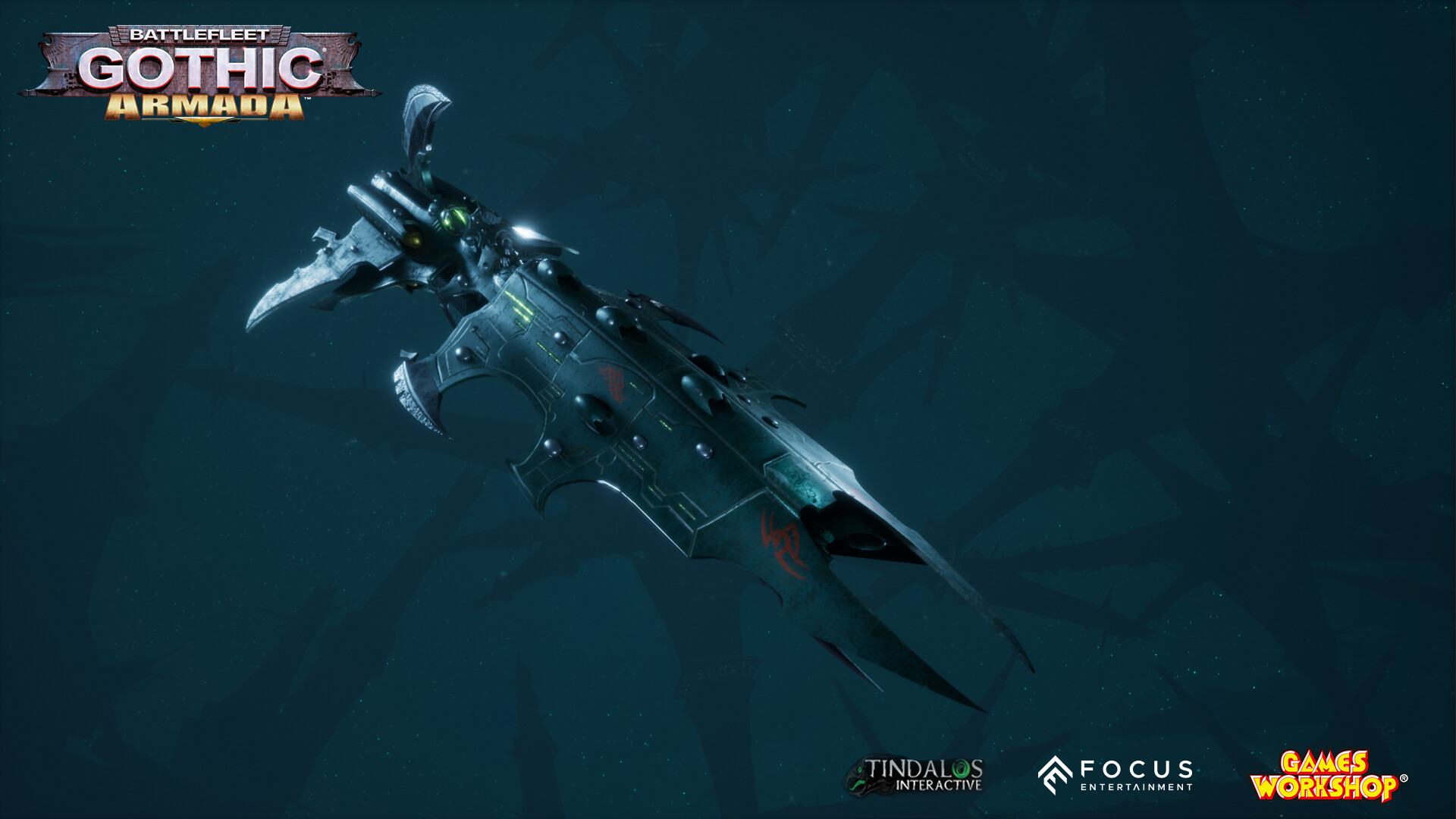 François Gand - BattleFleet Gothic Armada II Dark Eldar Cruiser Light ...