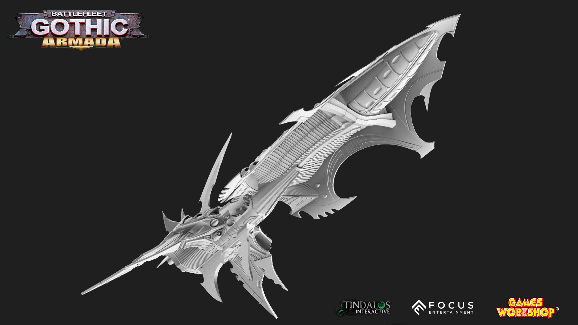 François Gand - BattleFleet Gothic Armada II Dark Eldar Cruiser Light ...