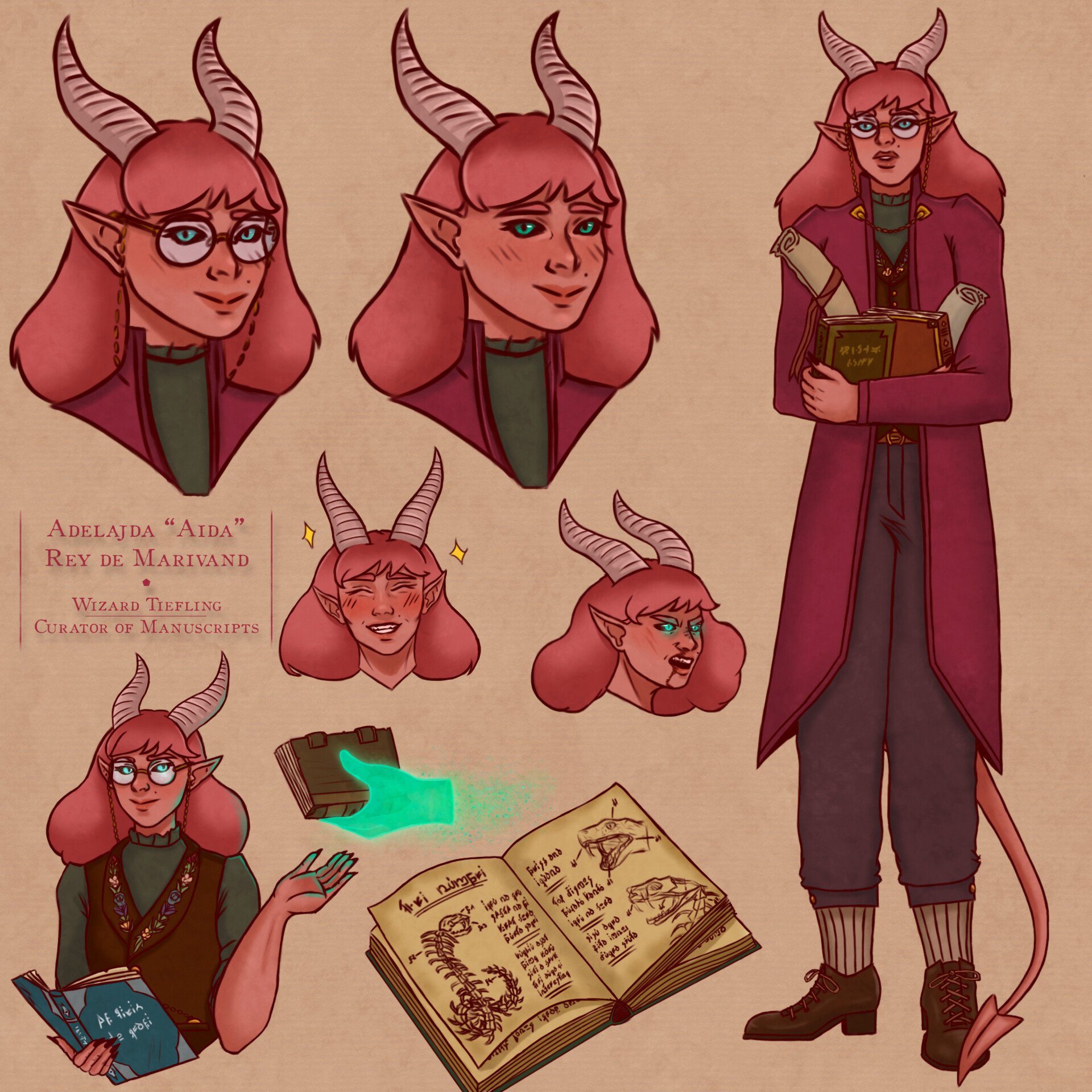 ArtStation - Adelajda "Aida" Rey de Marivand - Character concept art