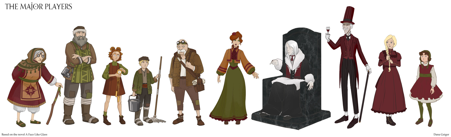 ArtStation - A Face Like Glass Character Lineup