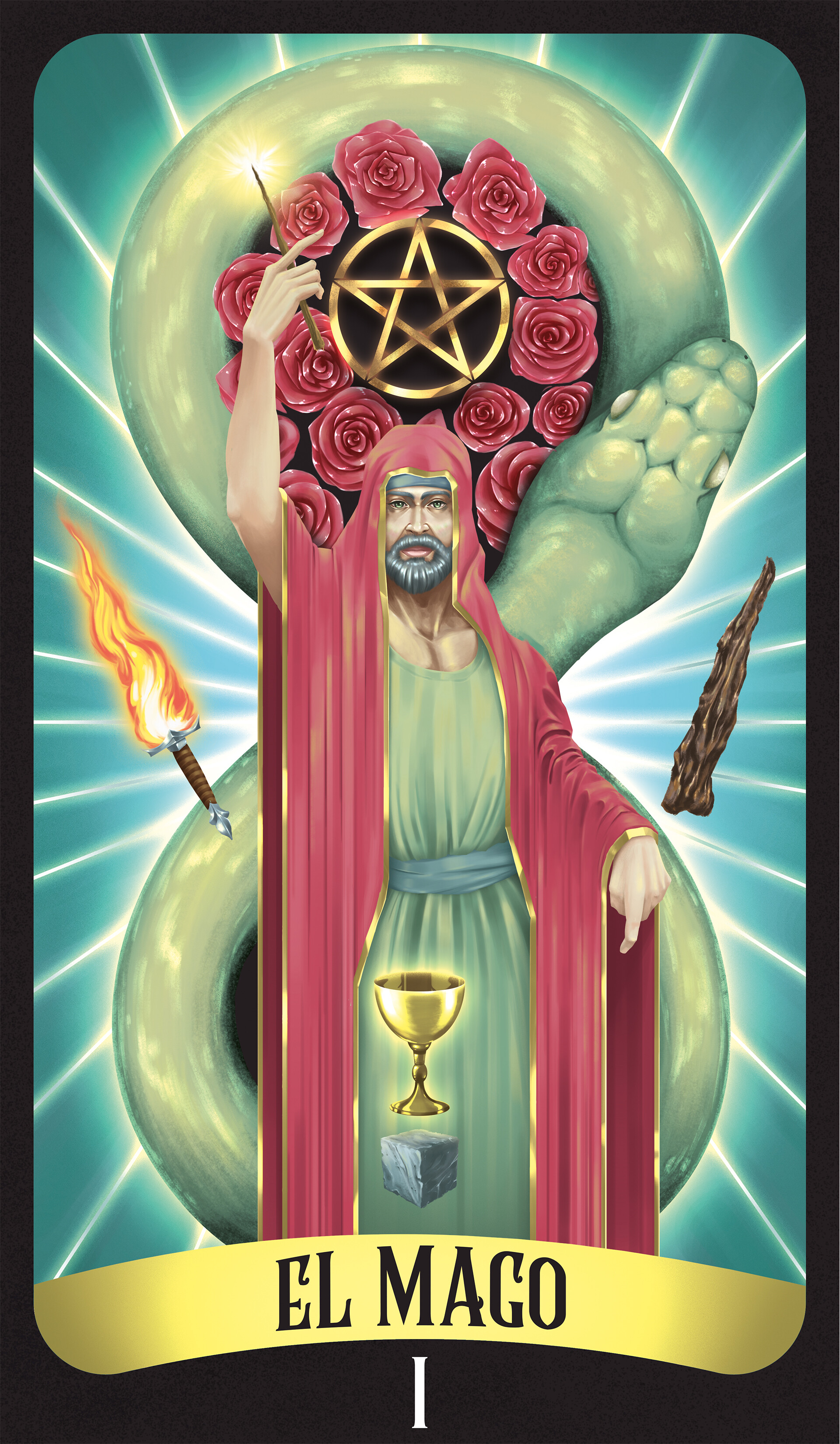 ArtStation - The Magician Tarot cards
