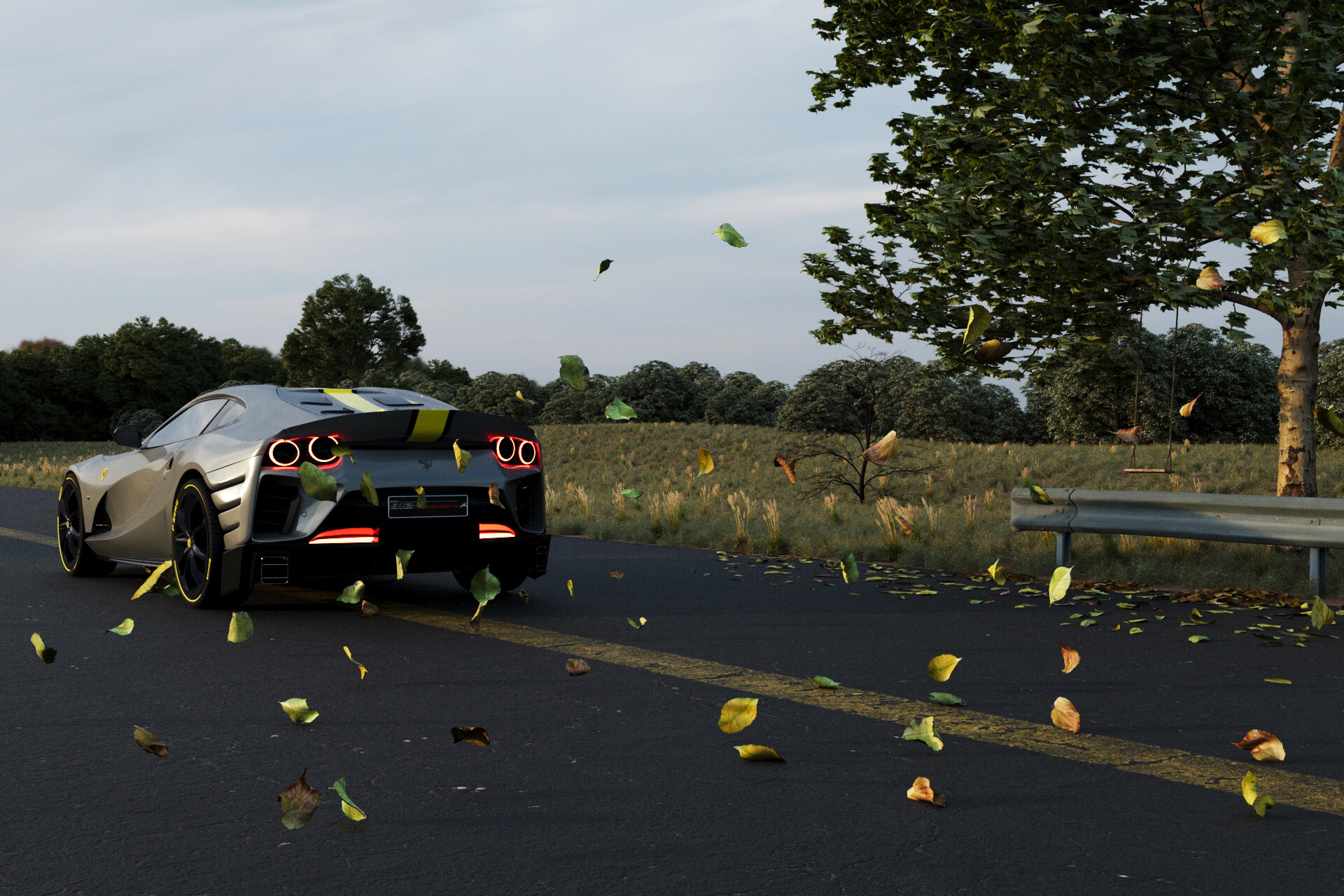 ArtStation - Car turbulence simulation (TyFlow)